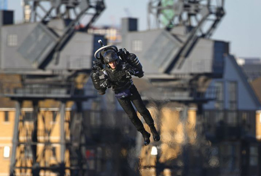 Why hang around waiting a bus when you can jetpack to work?