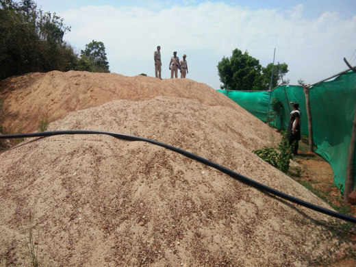 Unbridled sand mafia having their way