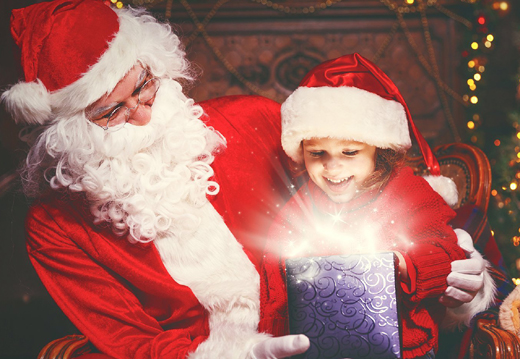 Santa the Christmas spirit