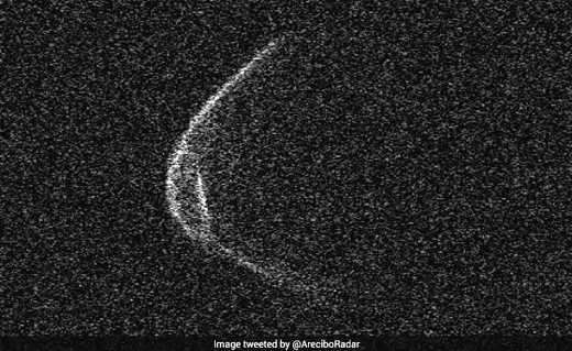 An Asteroid set to fly by Earth looks like it is wearing a Face Mask