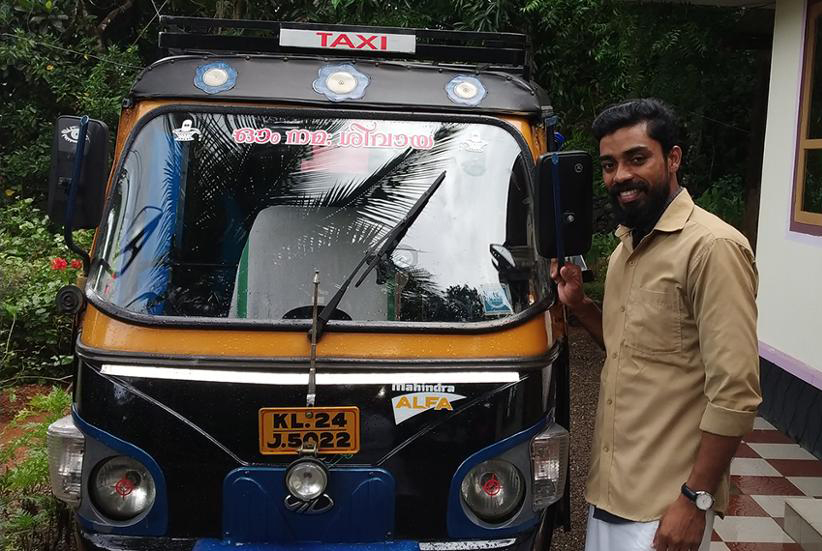 Kerala man has a PhD but also rides Auto-Rickshaw as it makes him a ...