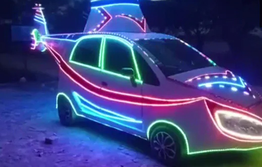 UP carpenter turns his Nano car into a Helicopter, see pics