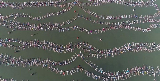 The great human float-off: New world record set in Argentina