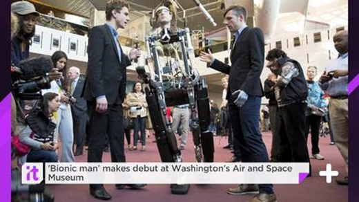 Bionic man makes debut at Washingtons Air and Space Museum