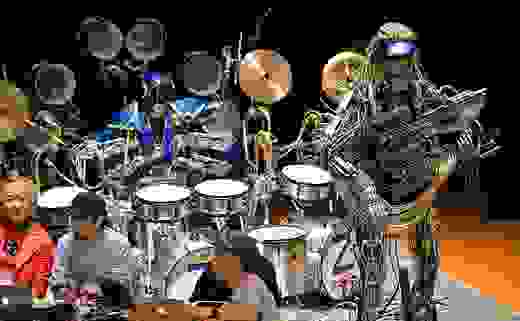 Futuristic band Z-Machines featuring guitarist with 78 fingers and ...