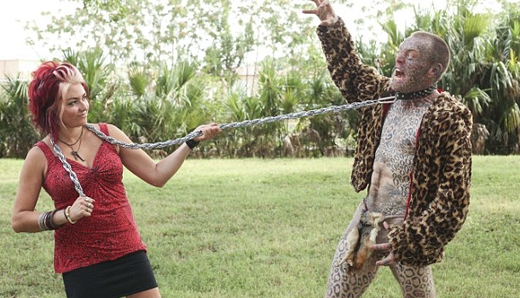 Larry Da Leopard, who turned himself into a big cat with 1,000 tattooed ...