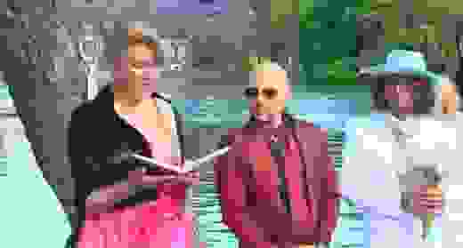 Man marries TREE to raise awareness of environmental concerns