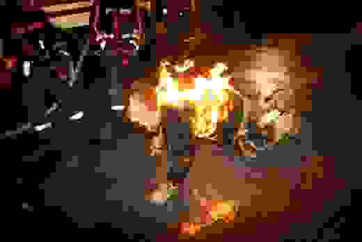 Stuntman sets human torch record after his WIFE sets him on fire for ...